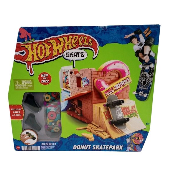 Mattel | Toys | 222 Hot Wheels Donut Skatepark Tony Hawk Mini ...